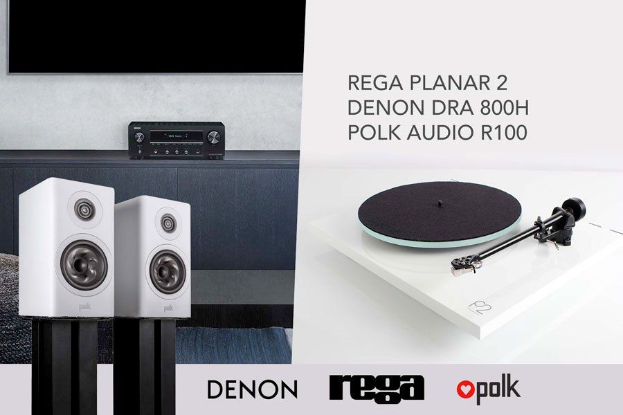 BUNDLE Rega PL2 & Denon DRA-800H + Polk R100 | Kaufen auf Ricardo