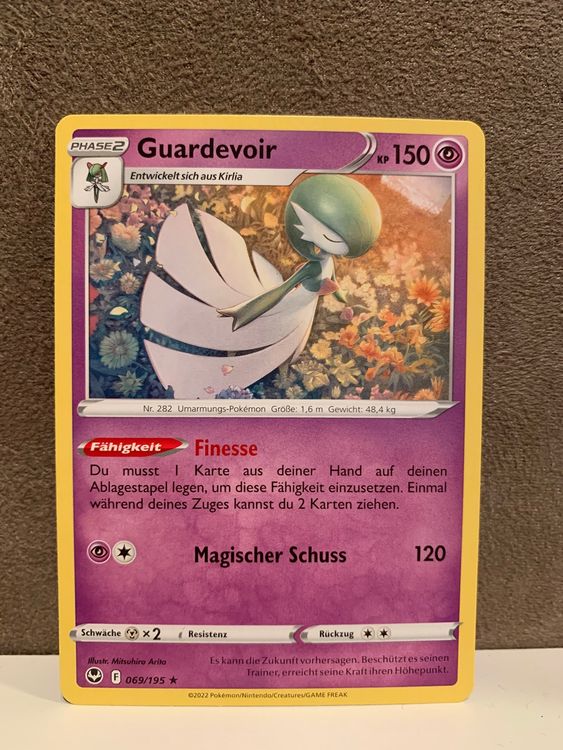 Pokemon Guardevoir Rare Silberne Sturmwinde DE 069/195 (Gebraucht) in ...