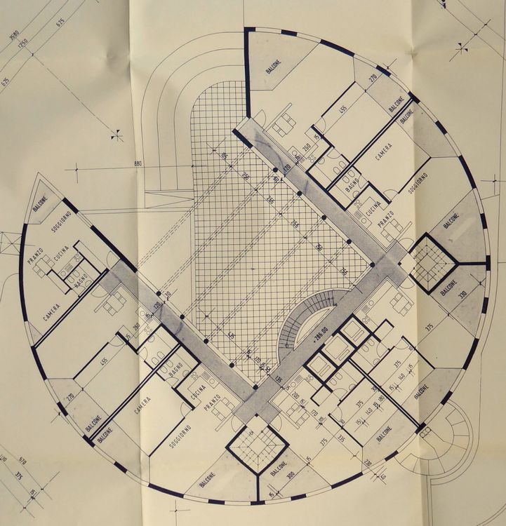 original MARIO BOTTA Plan von 1986 - LUGANO - Architektur (Gebraucht) in für CHF 110 – mit ...