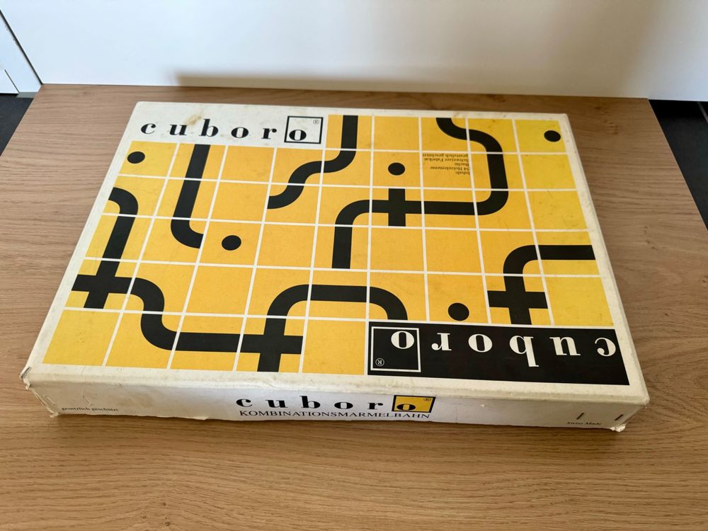 Altes Cuboro Set Kombinationsmarmelbahn Schweizer Klassiker | Kaufen ...