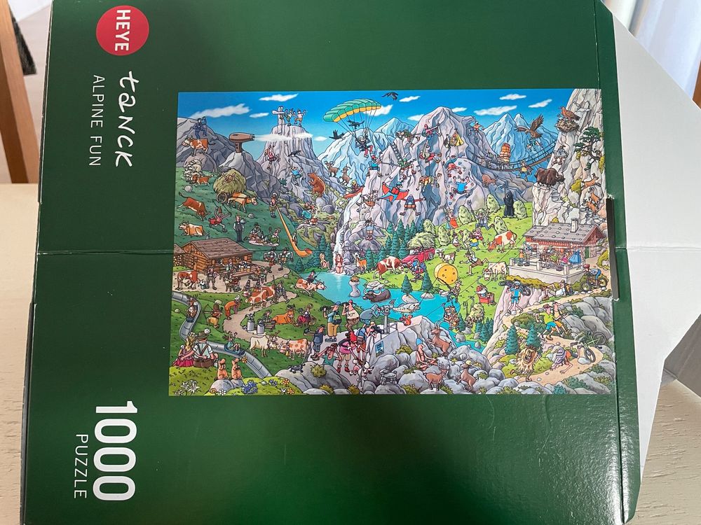 Puzzle Alpine fun 1000 Teile | Kaufen auf Ricardo