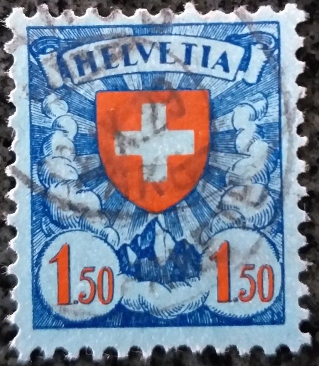 Wappenschild ZNr. 165 gestempelt (Gebraucht) in Visp für CHF 1 – mit Lieferung auf Ricardo kaufen