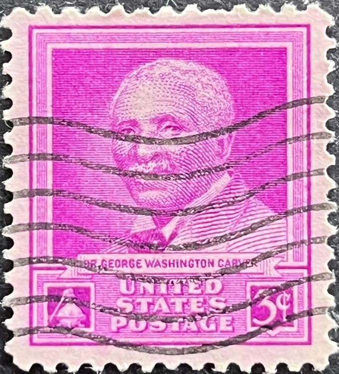 USA Briefmarke 3c George Washington Carver (Gebraucht) in Chiasso für CHF 1.95 – mit Lieferung ...