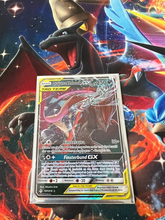 Quajutsu & Zoroark GX (UNB 107) - Unbroken Bonds (Neu (gemäss Beschreibung)) in Bülach für CHF 8 ...