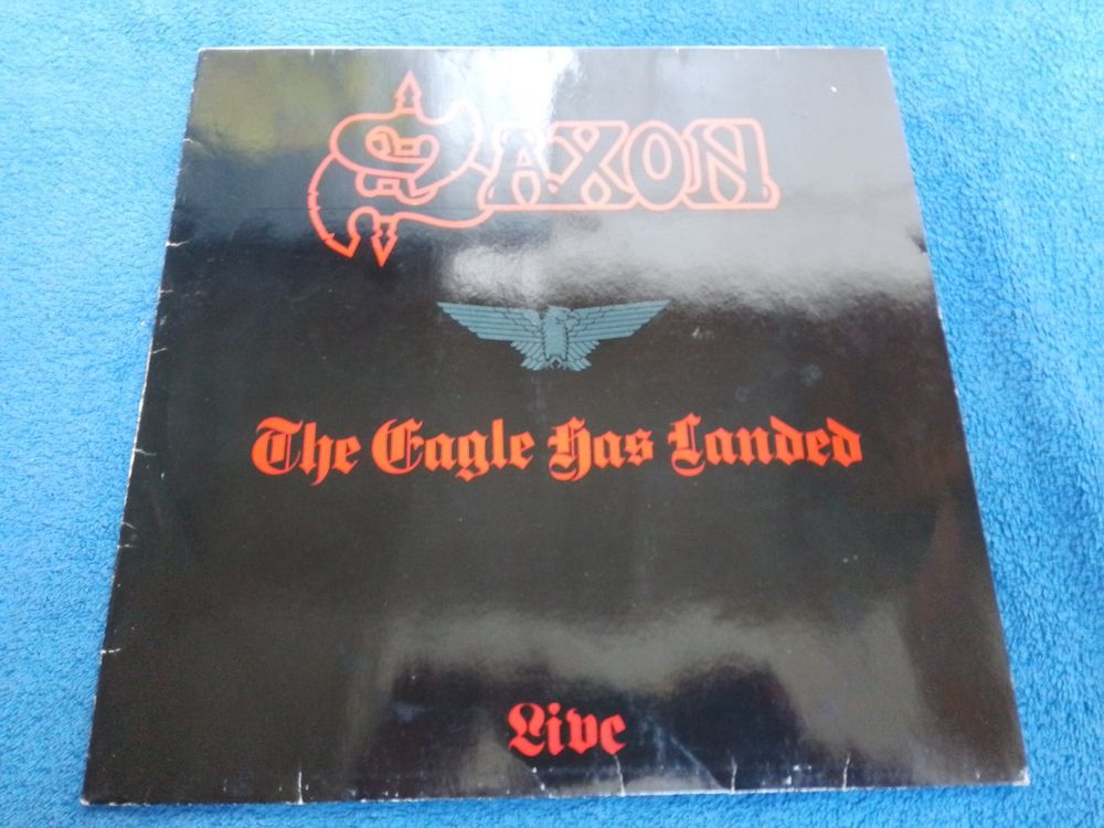 SAXON - the eagle has landed 12" first press CARRERE (Gebraucht) in ...