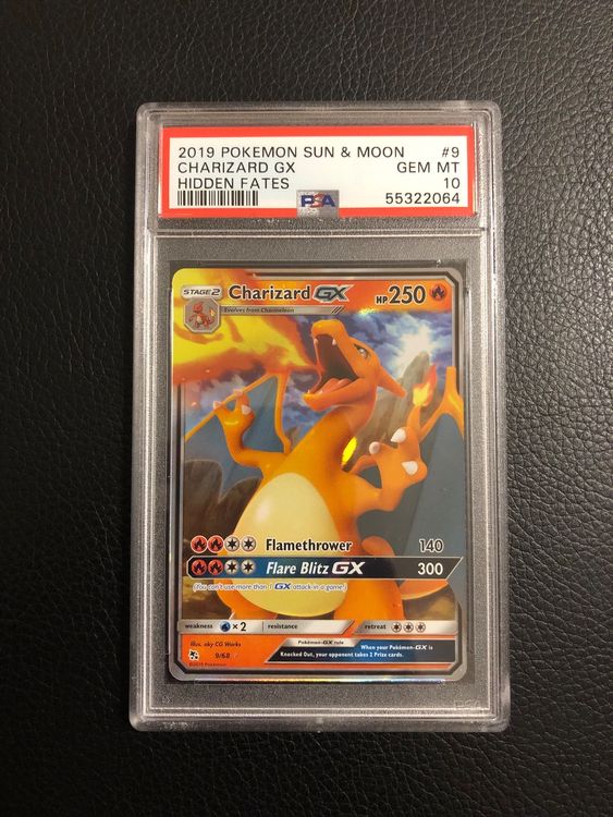 Hidden Fates - Charizard GX 9/68 PSA 10 GEM MINT Ab 1 (Gebraucht) in ...