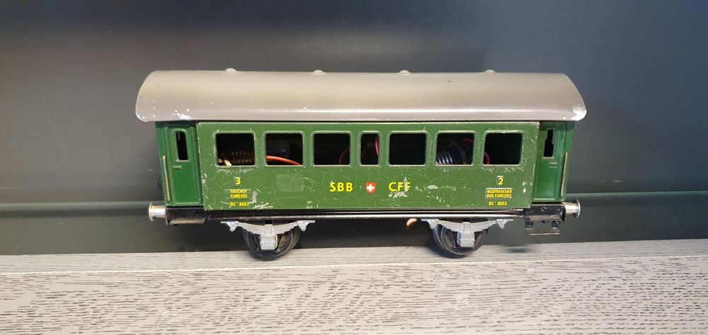 BUCO:0: SBB PLATTFORM PERSONENWAGEN 2./3.KLASSE GRÜN (Gebraucht) in Biglen für CHF 19.95 – nur ...