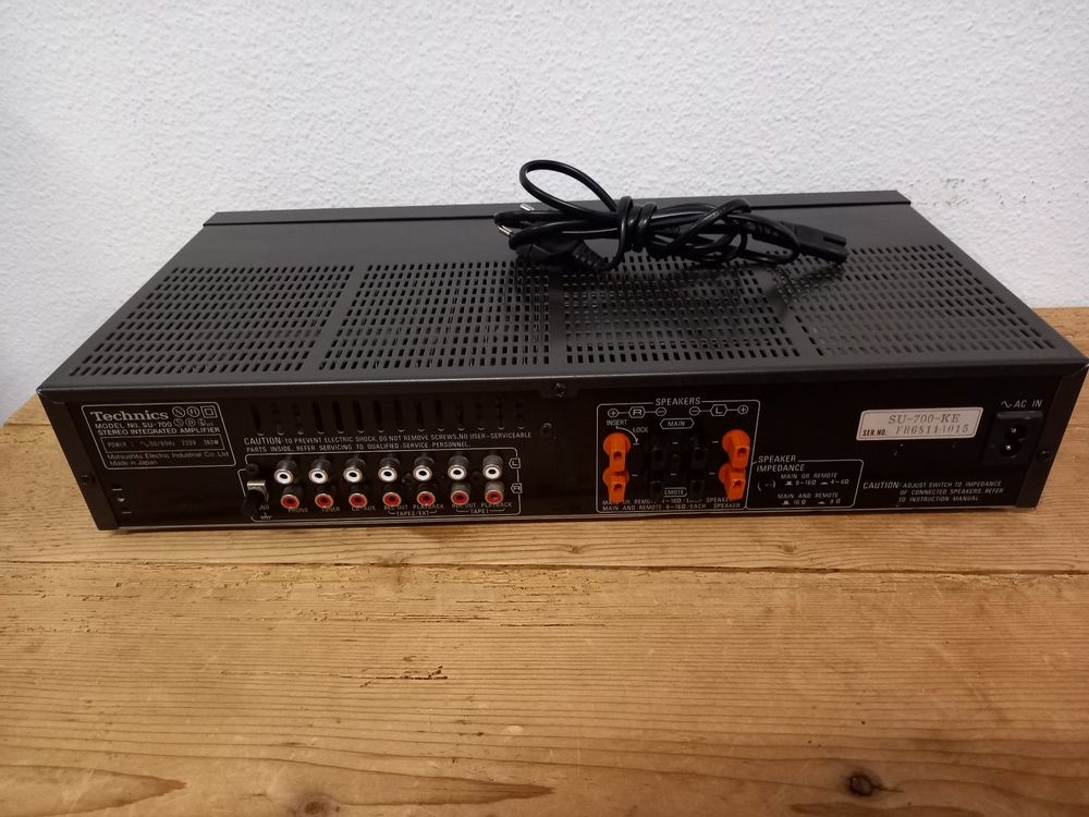 Technics SU-700 Stereo Verstärker (Gebraucht) in Prez-vers-Siviriez für ...