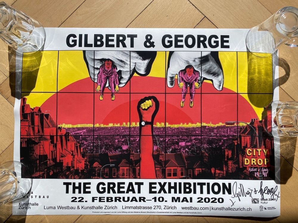 GILBERT & GEORGE. SIGNIERT! BRITISH ARTISTS - Poster (Gebraucht) in ...