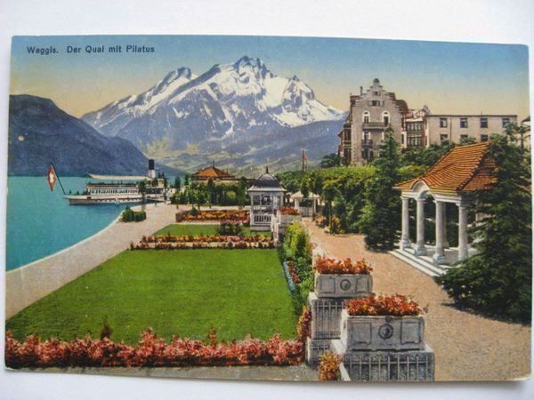 AK Weggis - Quai mit Pilatus | Kaufen auf Ricardo AK Weggis - Quai mit Pilatus | Kaufen auf Ricardo