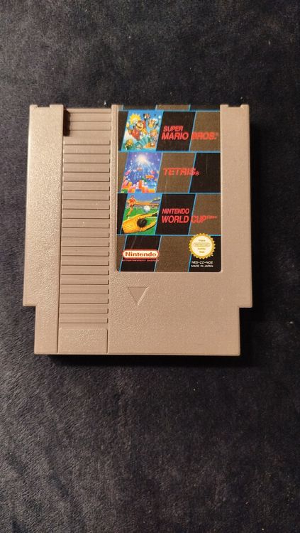 Nintendo NES Modul: Super Mario Bros./Tetris/World Cup | Kaufen auf Ricardo