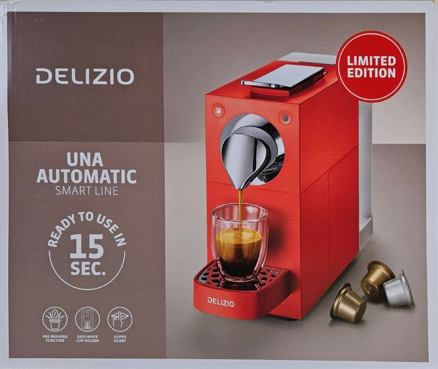 Delizio Una Automatic Kapselmaschine (Neu und originalverpackt) in für ...