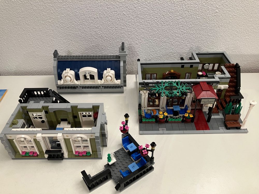 Lego Creator Expert Parisian Restaurant 10243 + Lichtset 💡 (Gebraucht ...
