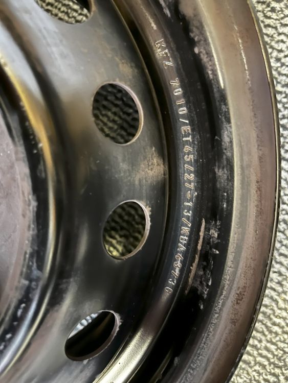 4 x Stahlfelgen Felgen Toyota Yaris KBA 43736 5.5Jx14 (Gebraucht) in ...