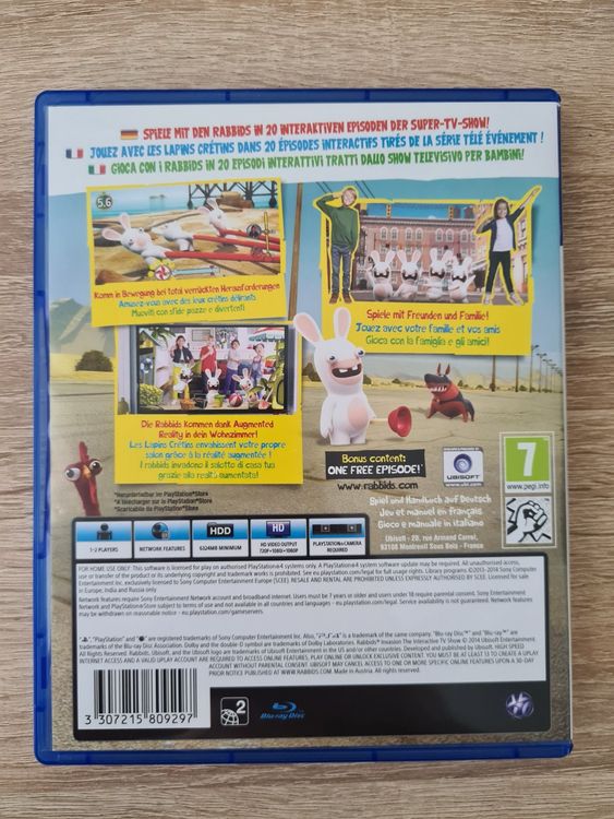 Rabbids Invasion (Multilanguage Cover) - PS4 (Gebraucht) in Carouge GE ...