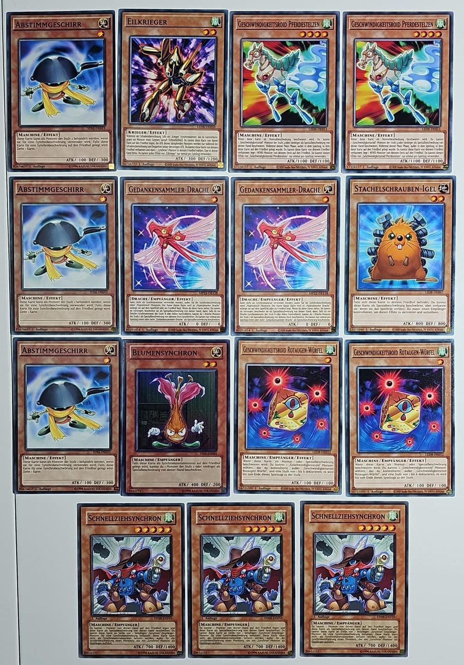 Yugioh Synchro Sternstaub Karten Deck Set Core Sammlung (Neu und ...