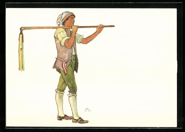 sign. E. Biéler: Vevey, Fete des Vigner (Gebraucht) in Berlin für CHF 6 ...