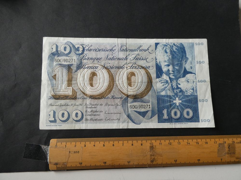 Schweiz 1967, 100 Franken | Kaufen auf Ricardo