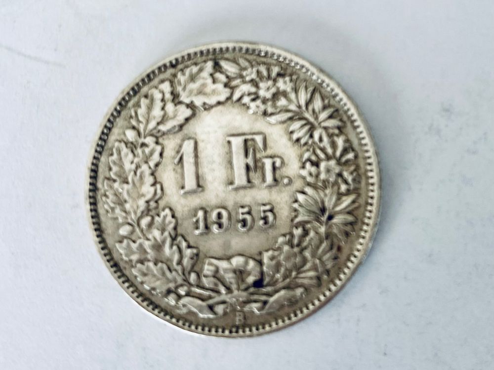 1 Franken 1955 - seltener Jahrgang | Kaufen auf Ricardo