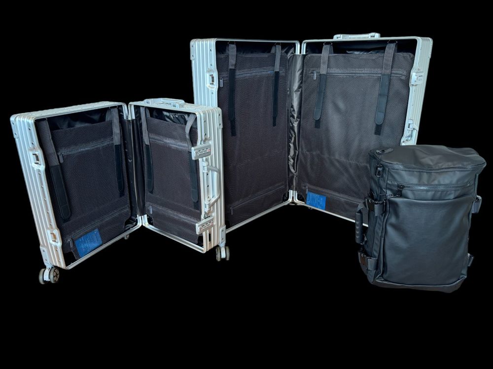3er SET ALU Koffer 78cm + 55cm gateBAG SILBER + Rucksack NEU | Kaufen ...