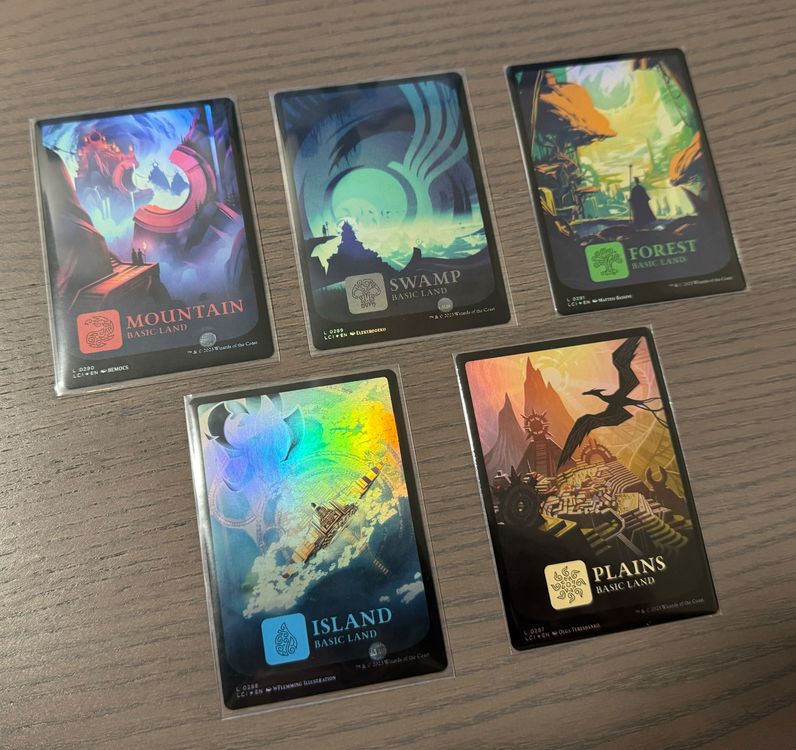 Magic Cards - Lost Caverns of IXALAN FOIL Land Set | Kaufen auf Ricardo