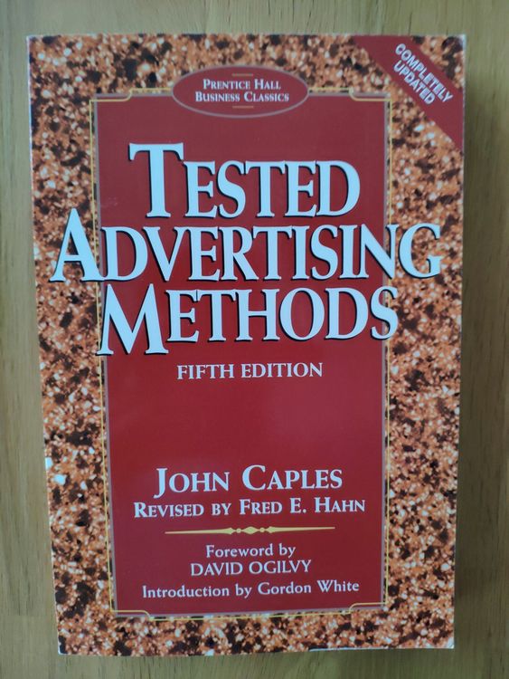 Tested Advertising Methods (Gebraucht) in für CHF 30 – mit Lieferung ...