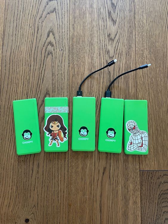 5x Chimpy Powerbank | Kaufen auf Ricardo