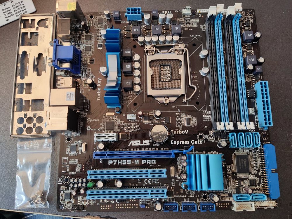 ASUS P7H55-M PRO Motherboard LGA 1156 (Socket H) micro ATX (Gebraucht ...
