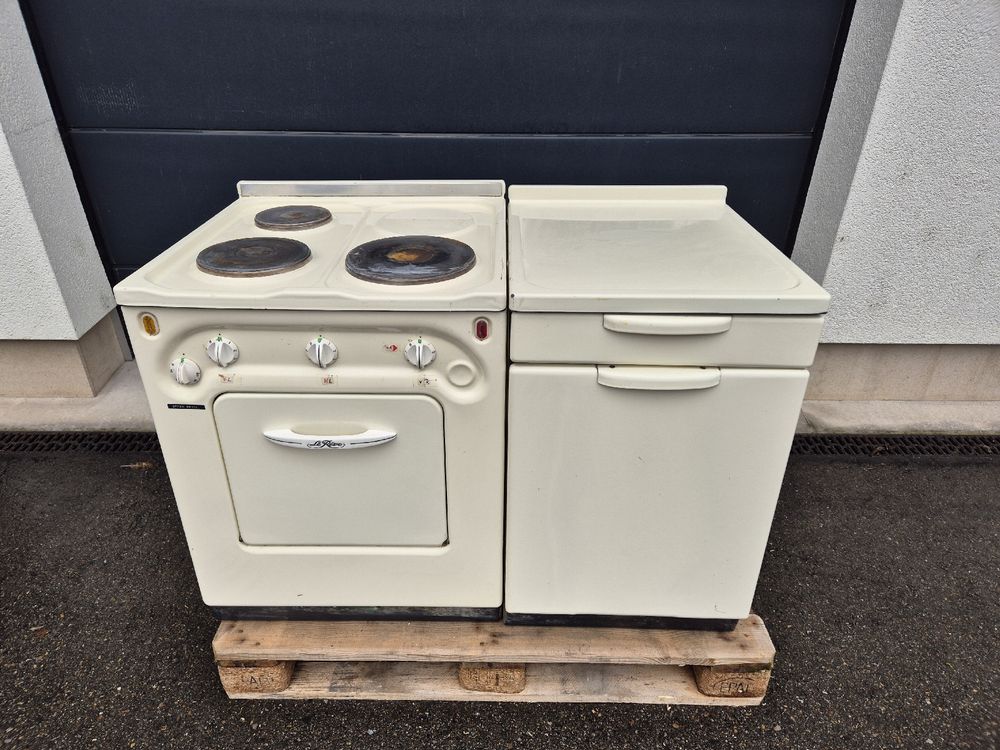 Le Rêve antiker Email Kochherd 40-50er Jahre - Herd Le Reve (Gebraucht ...