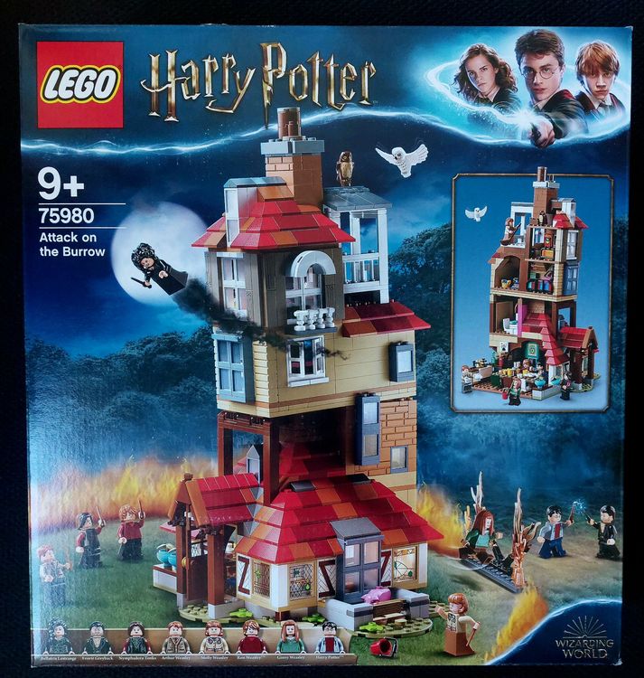 Lego 75980 Harry Potter Attack on the Burrow. NEW Neu (Neu und ...