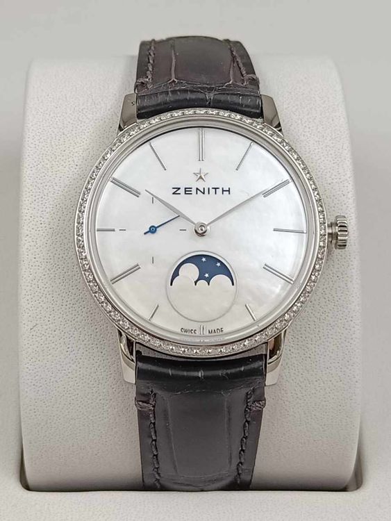 ZENITH " ELITE LADY MOONPHASE" MIT DIAMANTLÜNETTE | Kaufen auf Ricardo