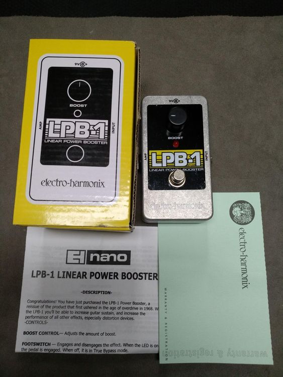 Electro-Harmonix LPB-1 Linear Power Booster + Box and Manual (Gebraucht ...