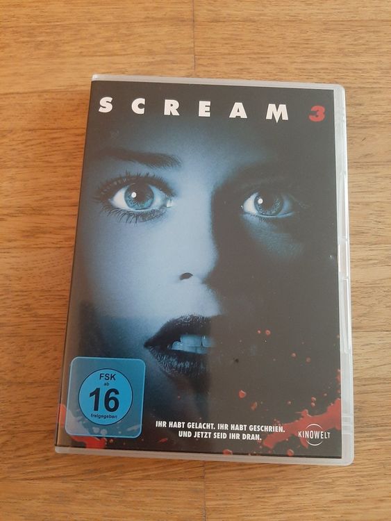 Scream 3 DVD Horrorfilm Thriller Film Nervenkitzel (Gebraucht) in ...
