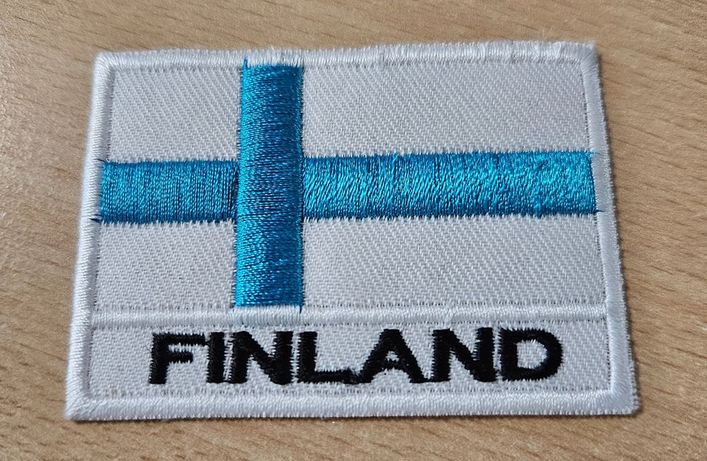 Aufnäher Patch Finnland 7 x 5 cm Finland Suomi Badge (Neu (gemäss ...