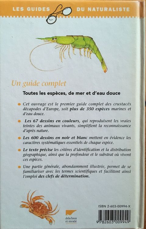 Guide des homards, crabes, langoustes, crevettes (Gebraucht) in Moutier ...