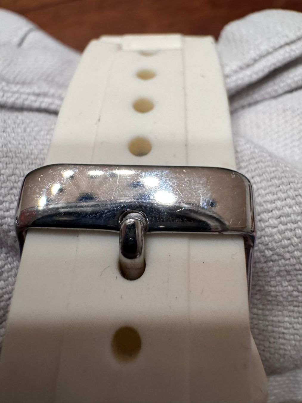 Running White Ice Watch Silicone Braided Band Big Dial Men (D'occasion ...