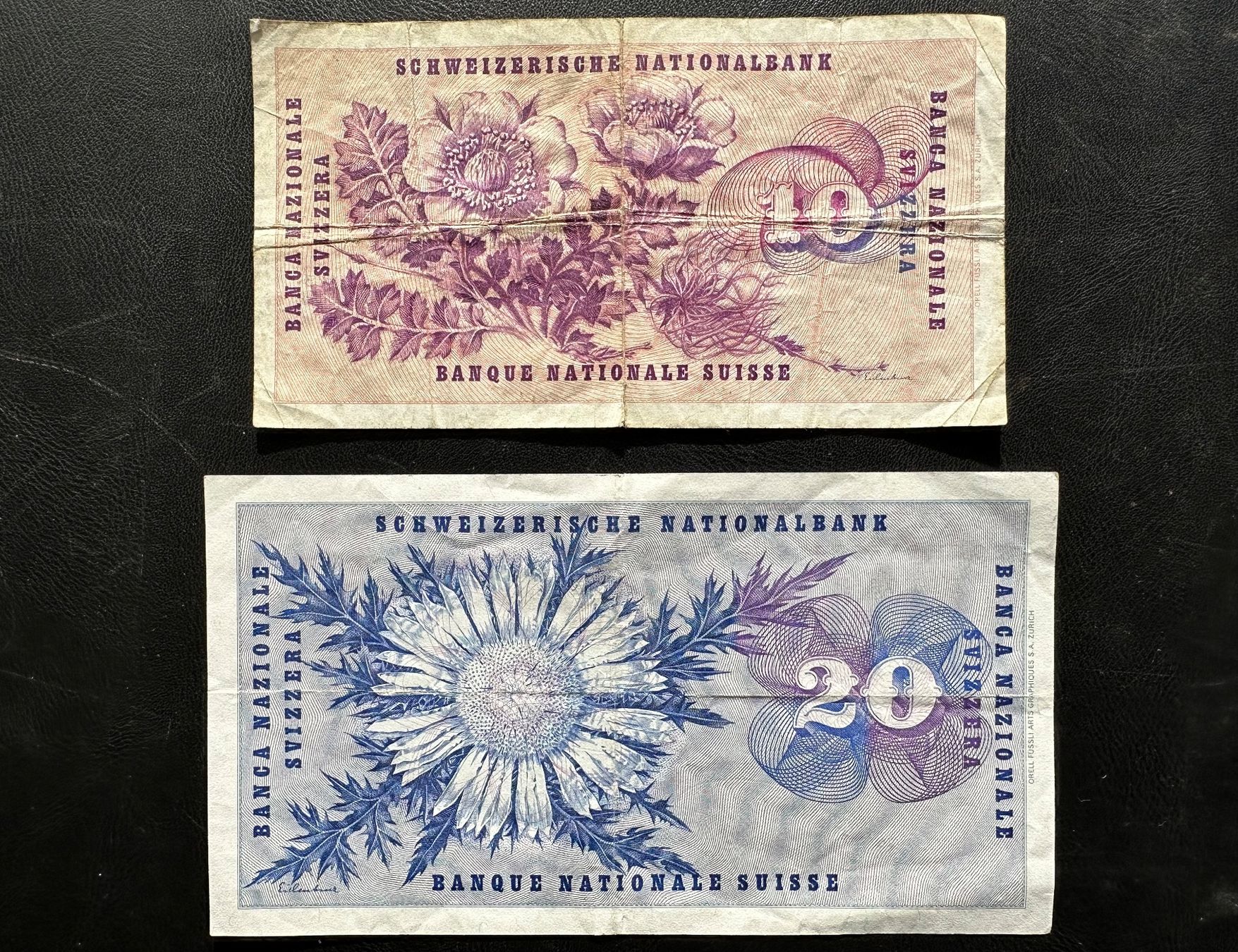 Alte 10er 1969 und 20 er Note 1976 ab 1.- (Gebraucht) in Seltisberg für ...