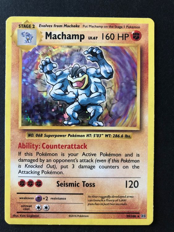 🇬🇧 XY Evolutions Machamp Holo 59/108 Pokemon 2016 (Gebraucht) in für ...