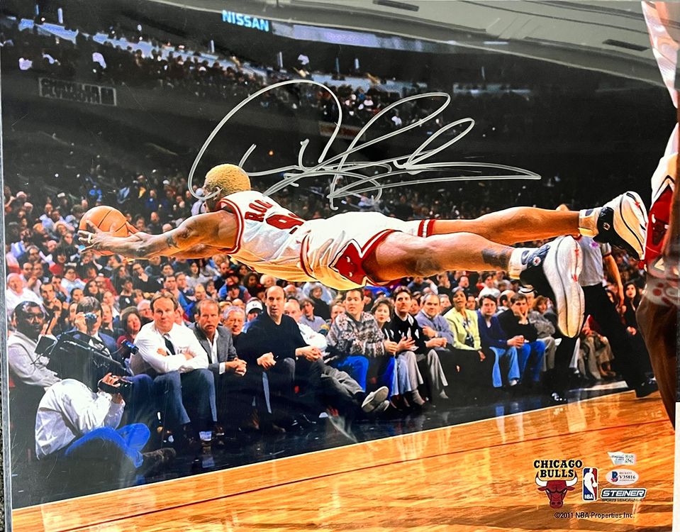 NBA Chicago Bulls - Poster signed by Dennis Rodman | Kaufen auf Ricardo