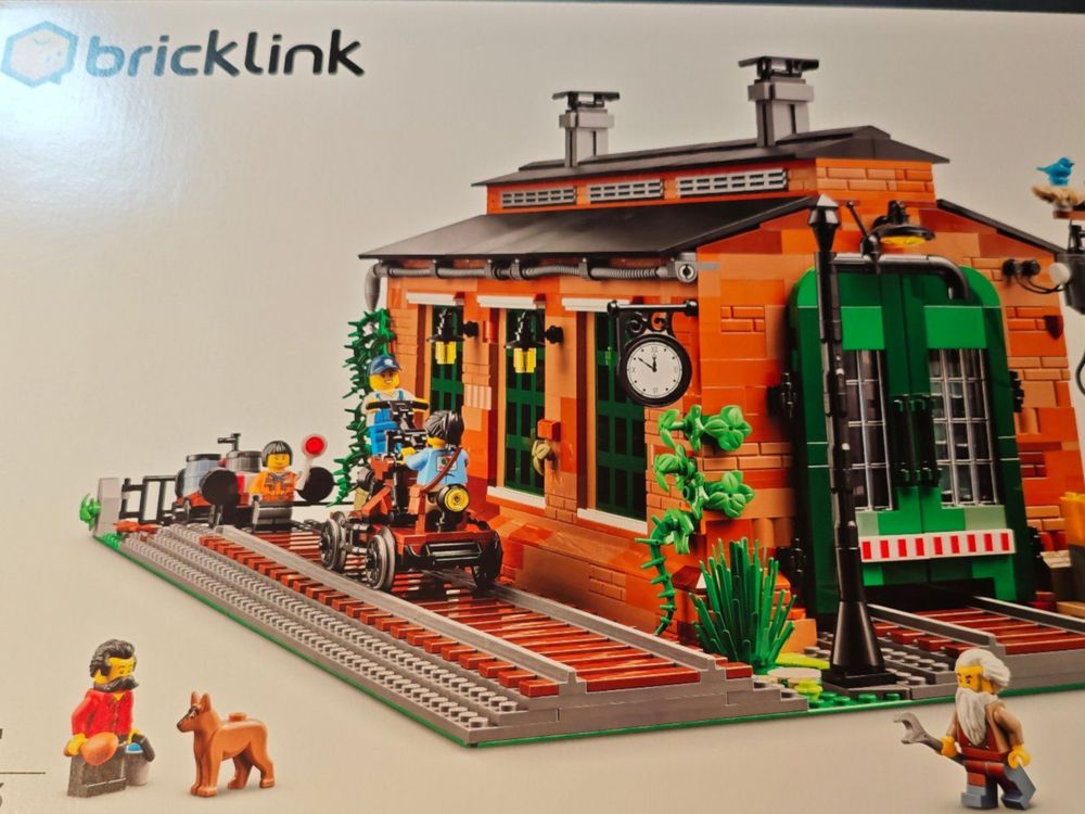Bricklink LEGO Set 910033, Old Train Engine Shed Neu& OVP (Neu und ...