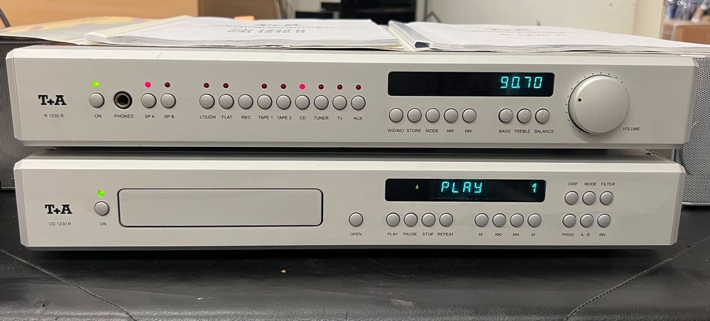 T+A R-1230 Receiver + CD 1230 R Audio Verstärker + CD Player (Gebraucht ...