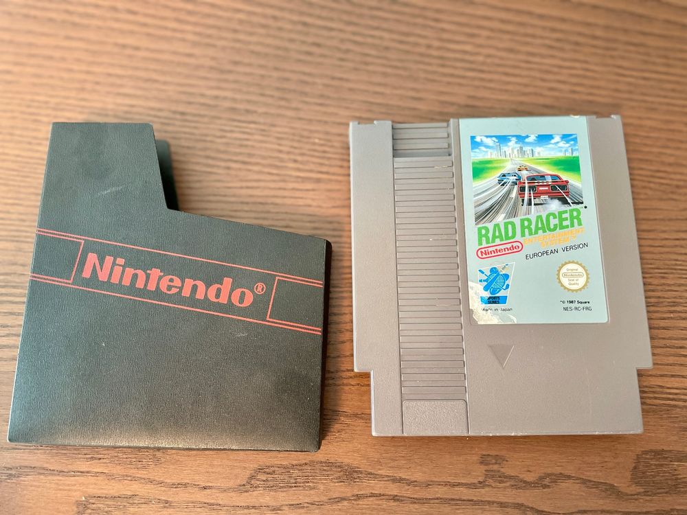 Nintendo NES - Rad Racer - Top Zustand - Rarität! (Gebraucht) in ...