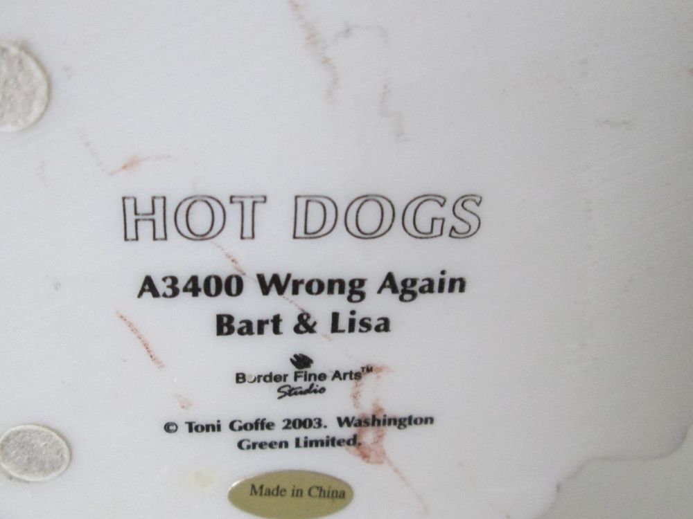 Figur-Border Fine Arts 2003 Toni Goffe Hot Dogs A3400 (Gebraucht) in ...