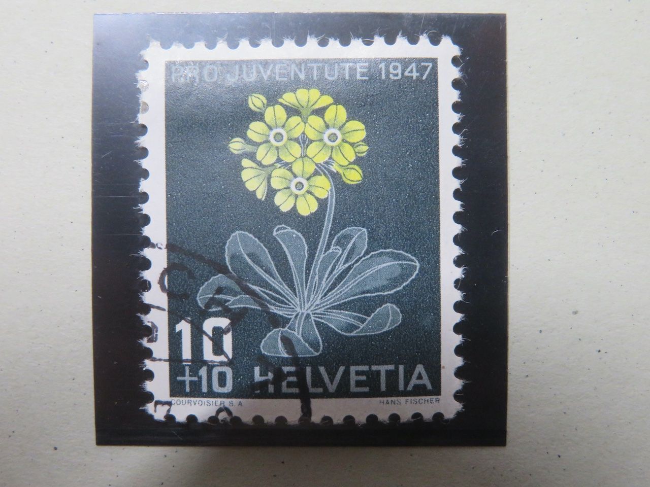 Abart Pro Juventute J 122 viele weisse Pünktchen ganze Marke (Gebraucht ...