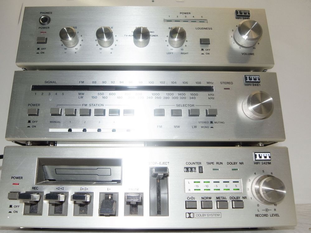 ITT Stereo Anlage mit Rack und Boxen (Gebraucht) in Männedorf für CHF ...