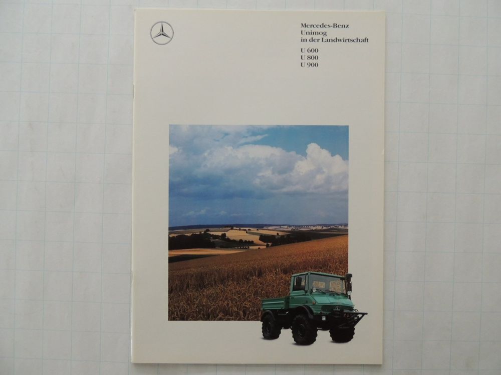 Mercedes Unimog U600-900 Prospekt 1989 ,Landwirtschaft , H12 | Kaufen ...