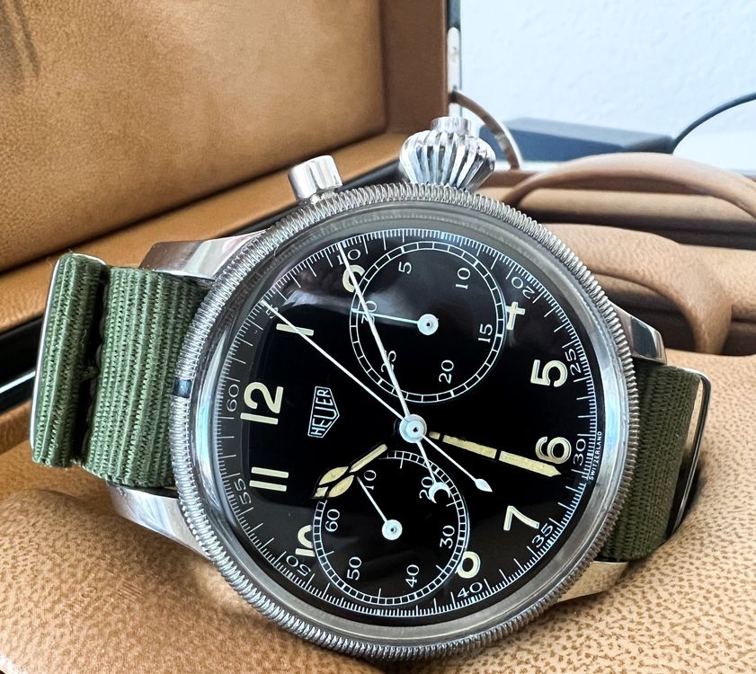 HEUER Rattrapante Chronograph - Valjoux 76R | Kaufen auf Ricardo