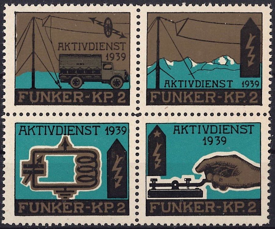 Steckkarte II. WK 1939/45 .... Funker (Gebraucht) in Bazenheid für CHF ...