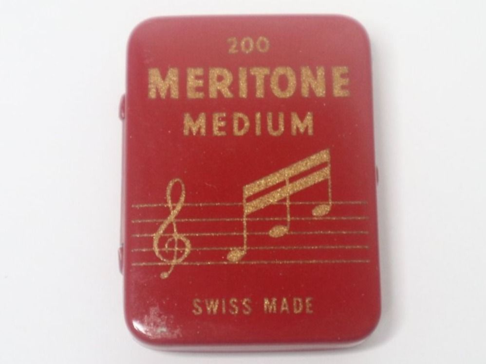 Meritone Grammophonnadel Dose 200Stk. Grammophon Swiss Made (Gebraucht ...