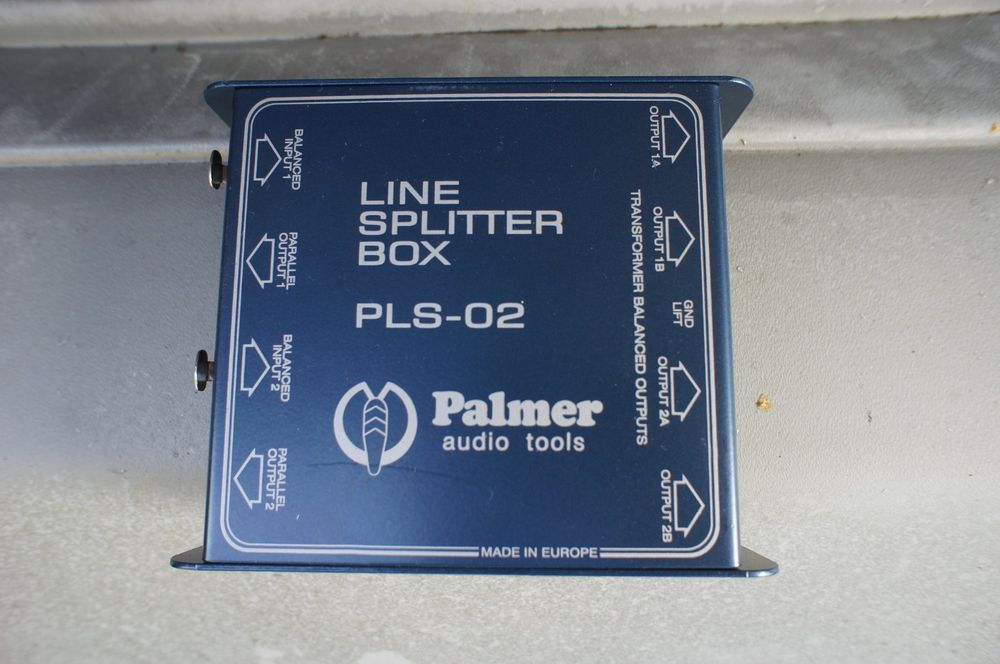 Line SplitterBox, Palmer, PLS-02, 2-Kanal XLR, passiv (Gebraucht) in ...